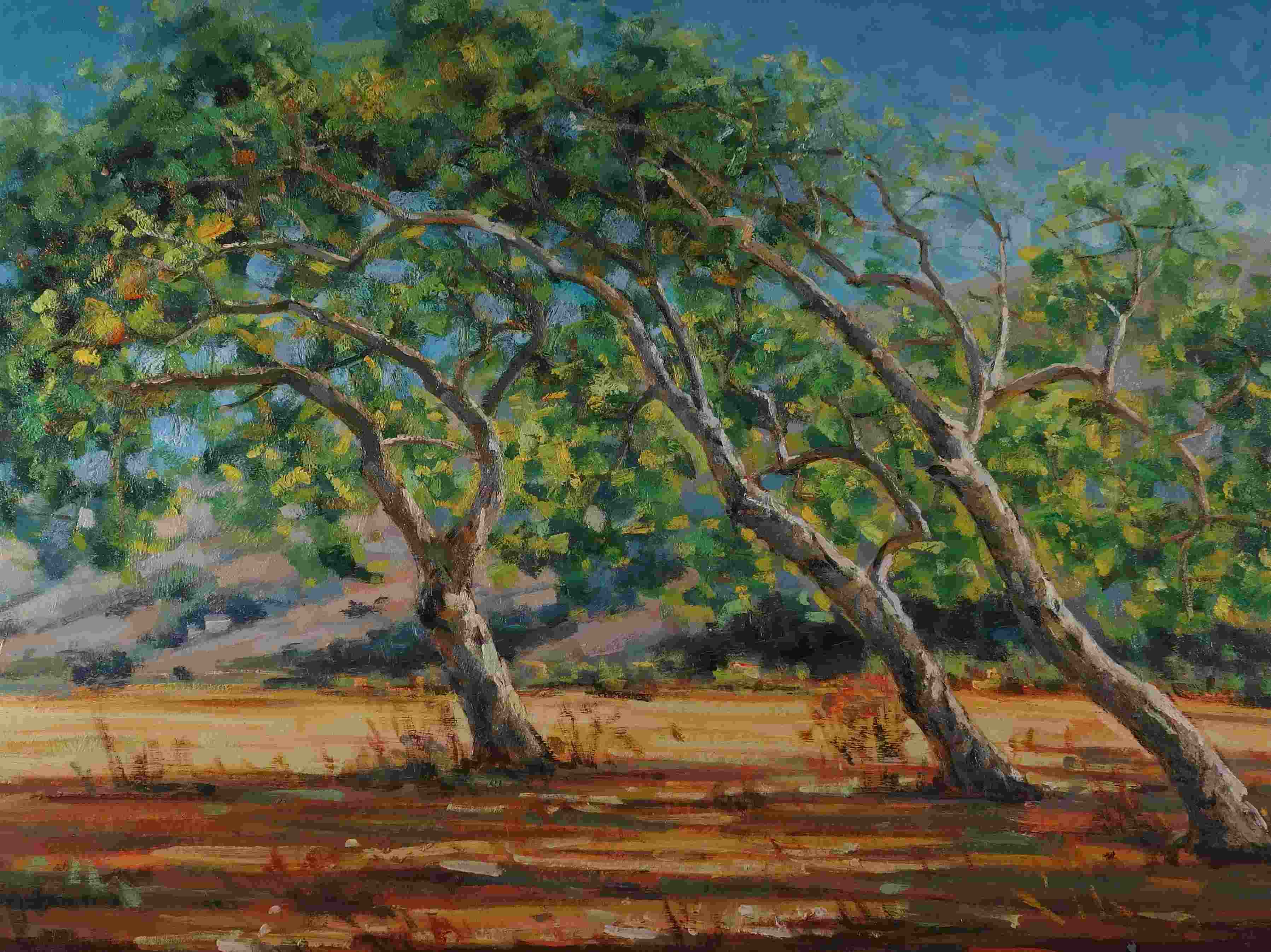 Landscape with Trees | Picture/Painting | Wohn-Kunst-Galerie